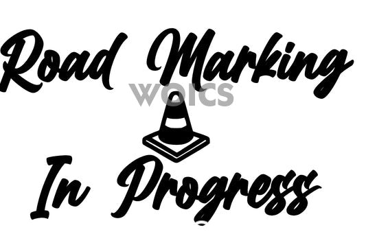 Road Marking In Progress – West of Ireland Car Scene